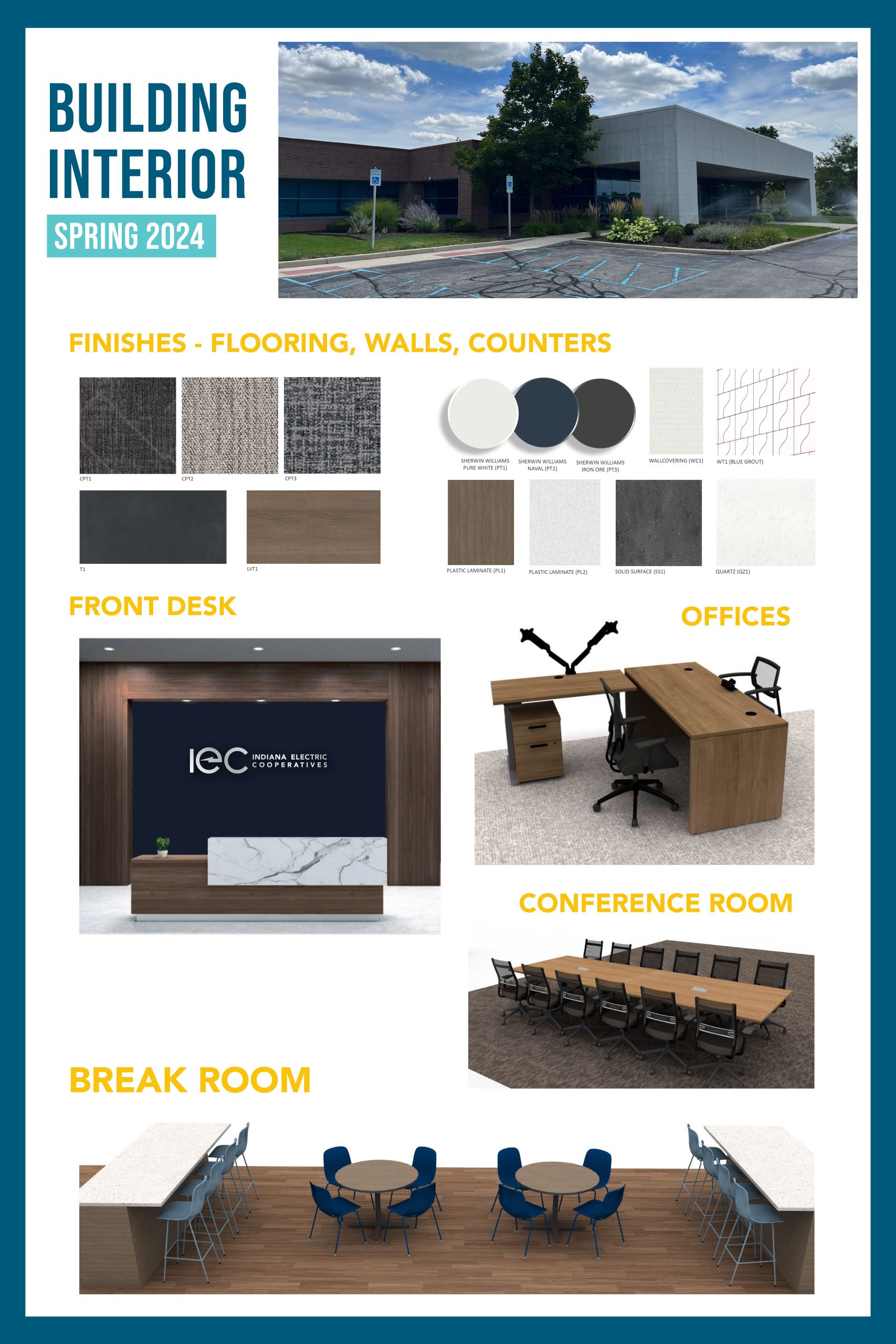 Progress continues to be made on the new IEC office building. - Indiana ...