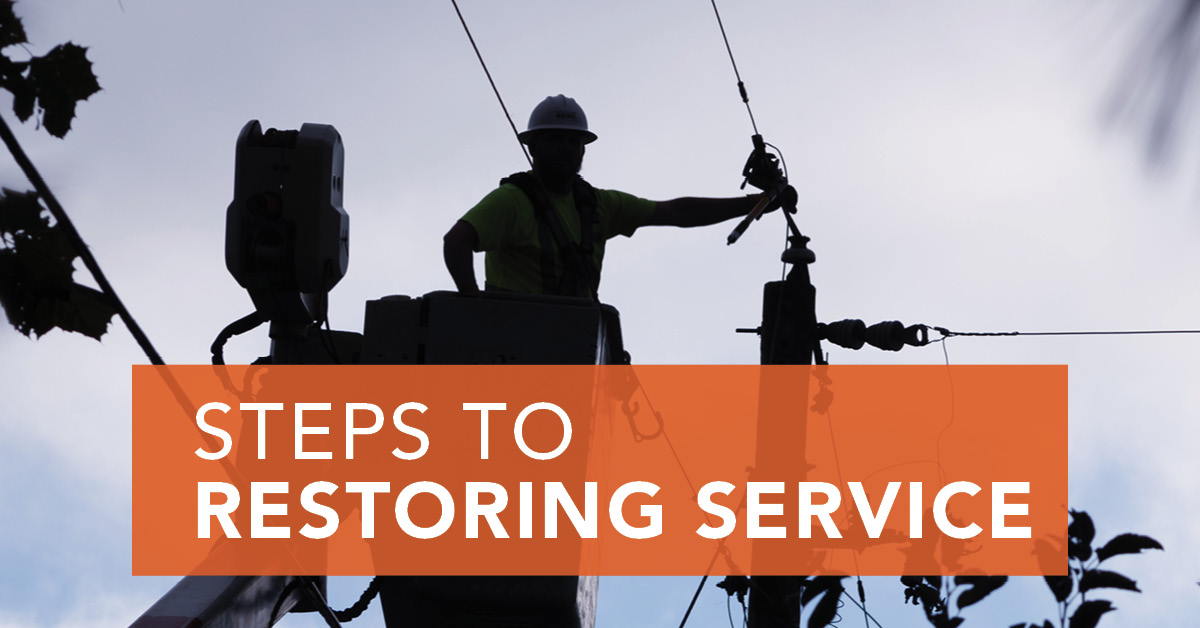 Power restored methodically - Indiana Electric Cooperatives